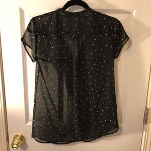 Zara | Tops | Zara Semi Sheer Top | Poshmark